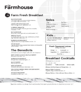 Home | The Farmhouse Restaurant