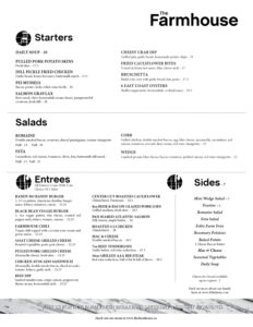 Home | The Farmhouse Restaurant