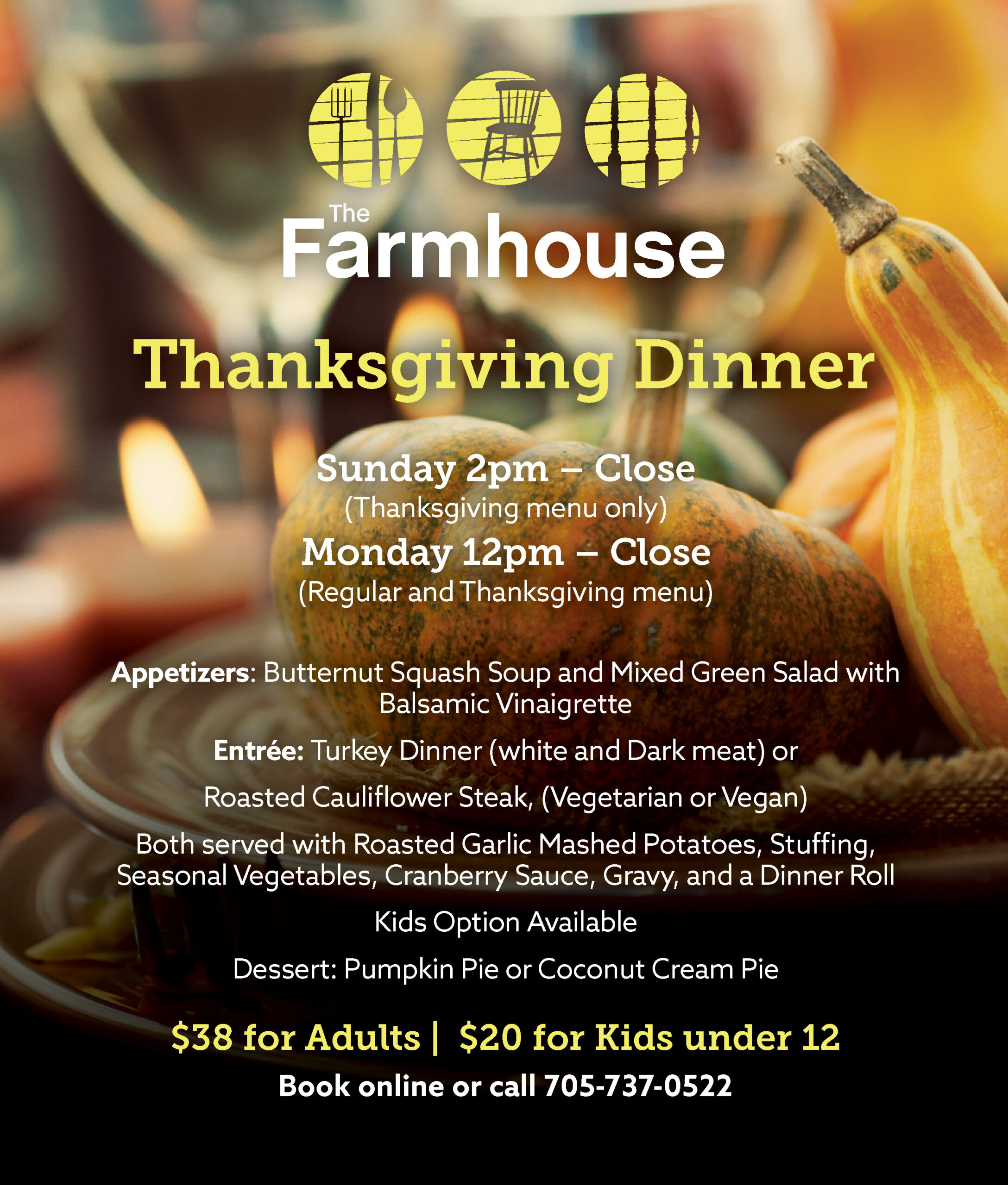 Menu | The Farmhouse Restaurant