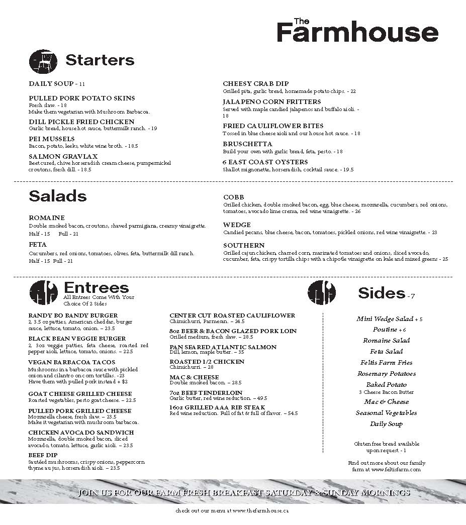 Home | The Farmhouse Restaurant